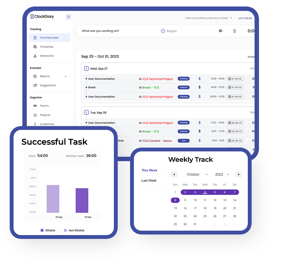 Timesheet Software for Small Business | ClockDairy