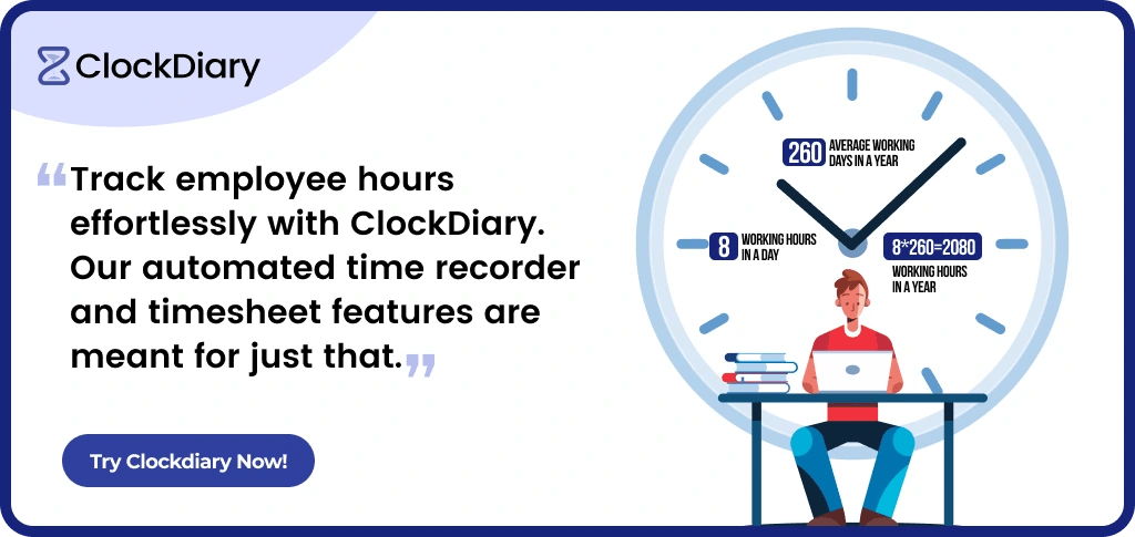 How Many Working Hours in a Year ? | ClockDiary