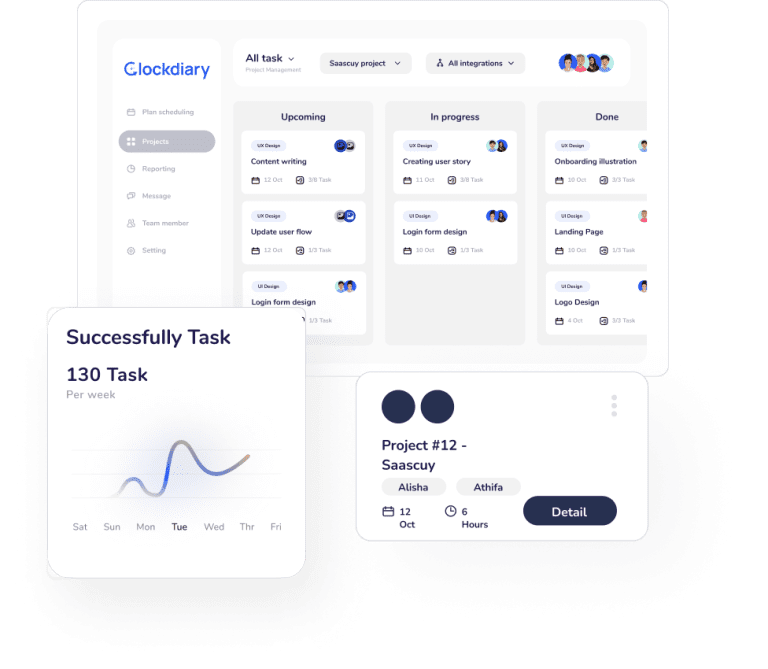 Clockdiary - Free Time Tracking and Timesheet Software