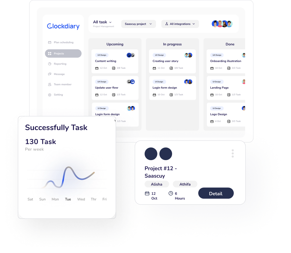 Clockdiary - Free Time Tracking and Timesheet Software