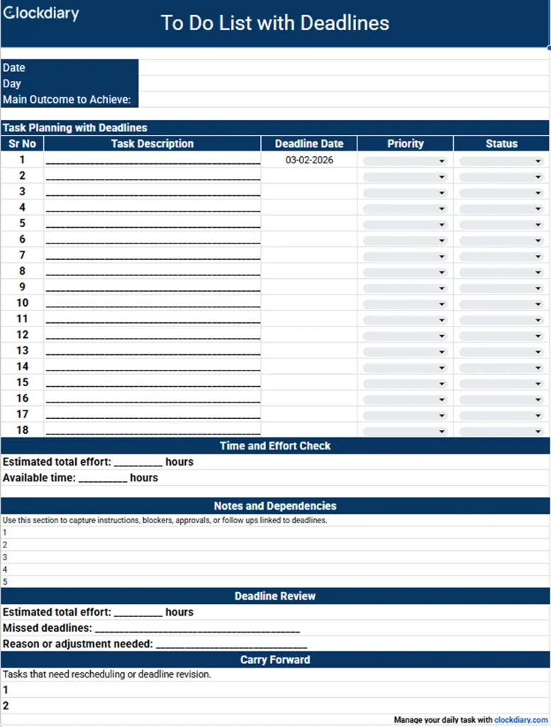 Free To-Do List Templates (Customizable)